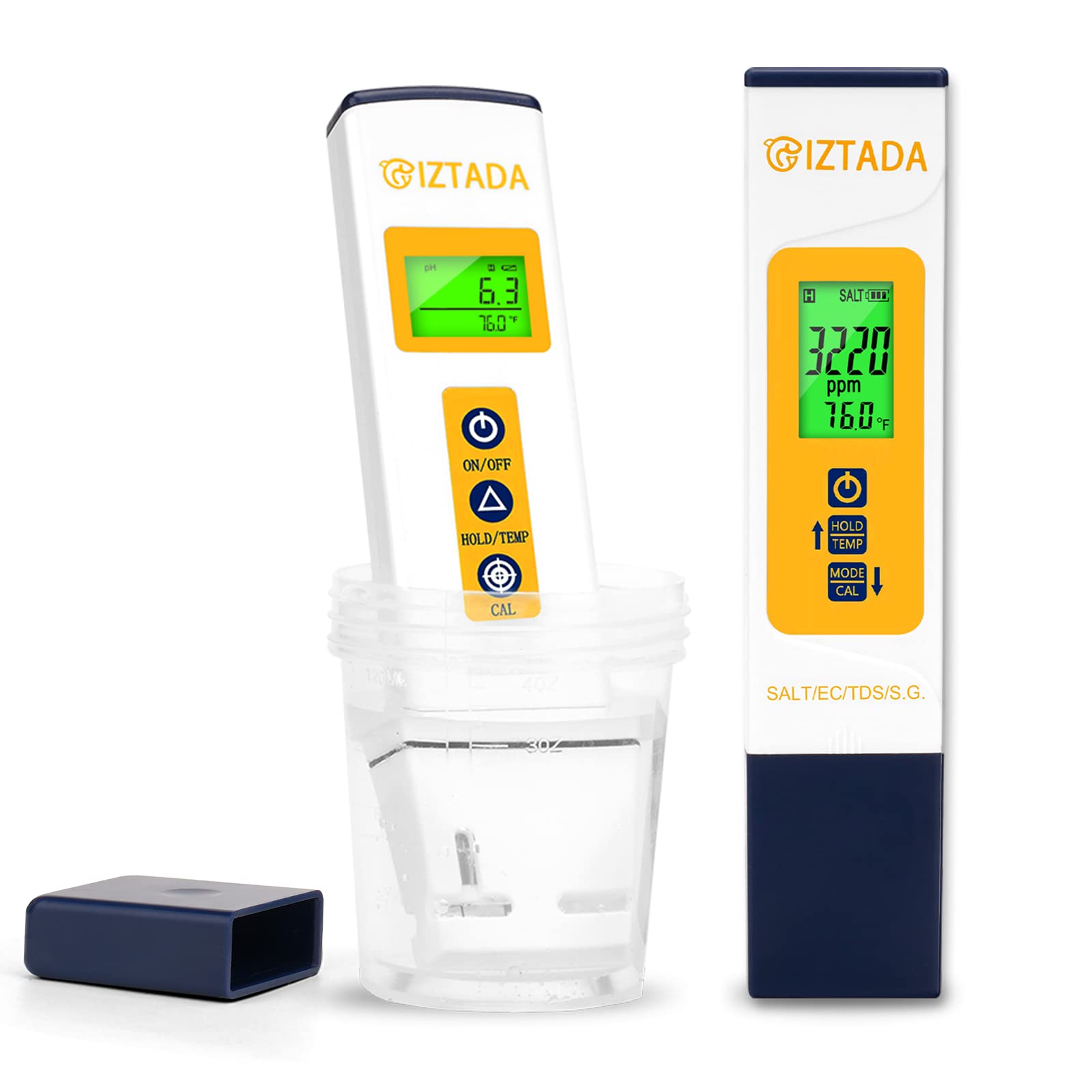 Mua CIZTADA pH Meter and Salinity Meter Combo for Saltwater Pool 6 in 1 ...