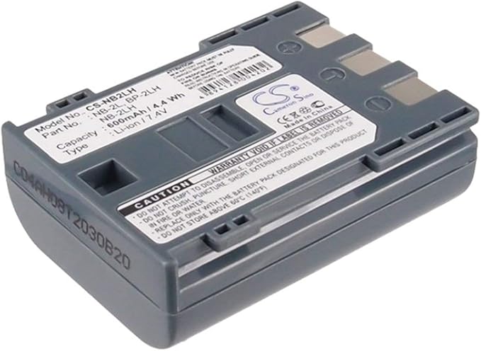 Amazon.com: 600mAh Battery for Canon EOS 350D, EOS 400D, EOS Digital ...