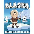Amazon.com: Alaska Coloring Book For Kids: Alaskan Wildlife,Cute ...