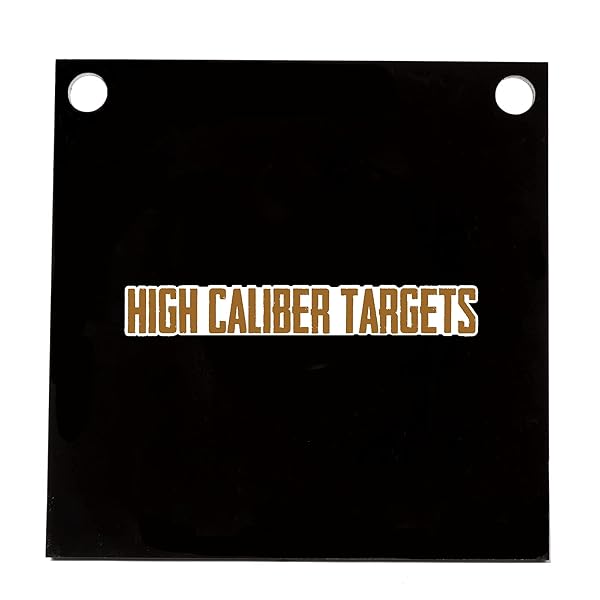High Caliber AR500 Geometric Steel Targets - Gong, Half gong, Circle ...