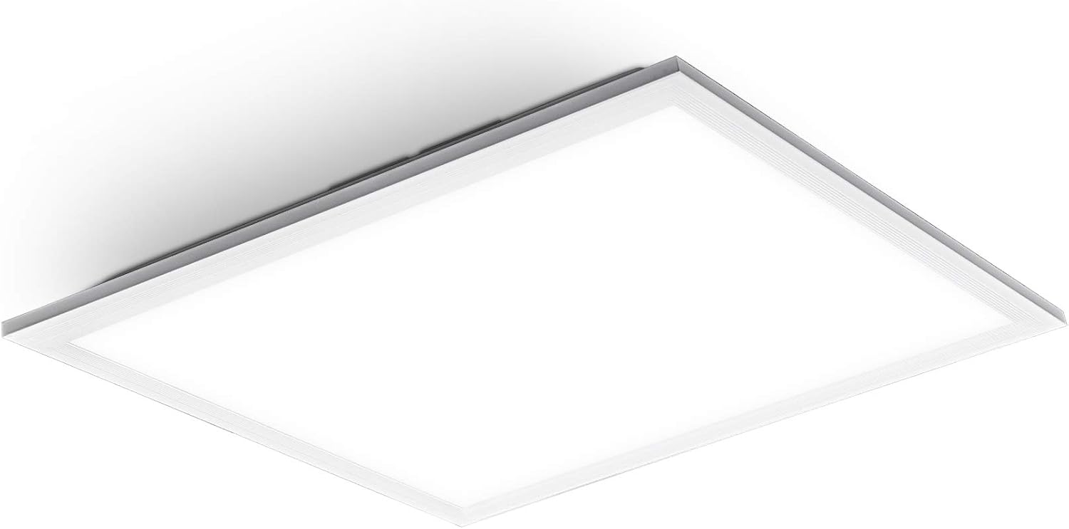 B.K.Licht Ultra Slim LED Ceiling Light, Pure White 4000K, 22W LED Board ...