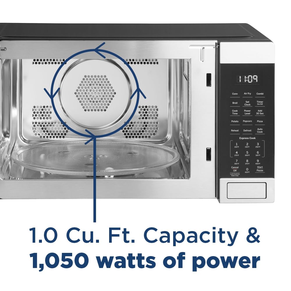 Mua GE JES1109RRSS 4-in-1, 1,050 Watts Countertop Convection Microwave ...