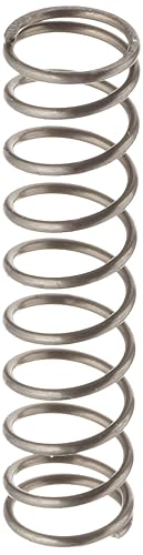 Music Wire Compression Spring, Steel, Inch, 0.48" OD, 0.045" Wire Size ...