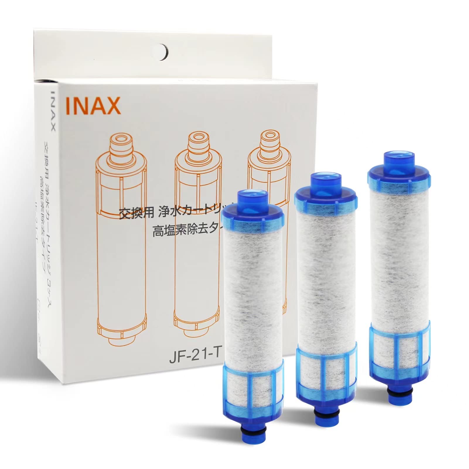 Mua LIXIL INAX Replacement Water Filter Cartridge All-in-One Chlorine Removal Cartridge (3 Pack ...