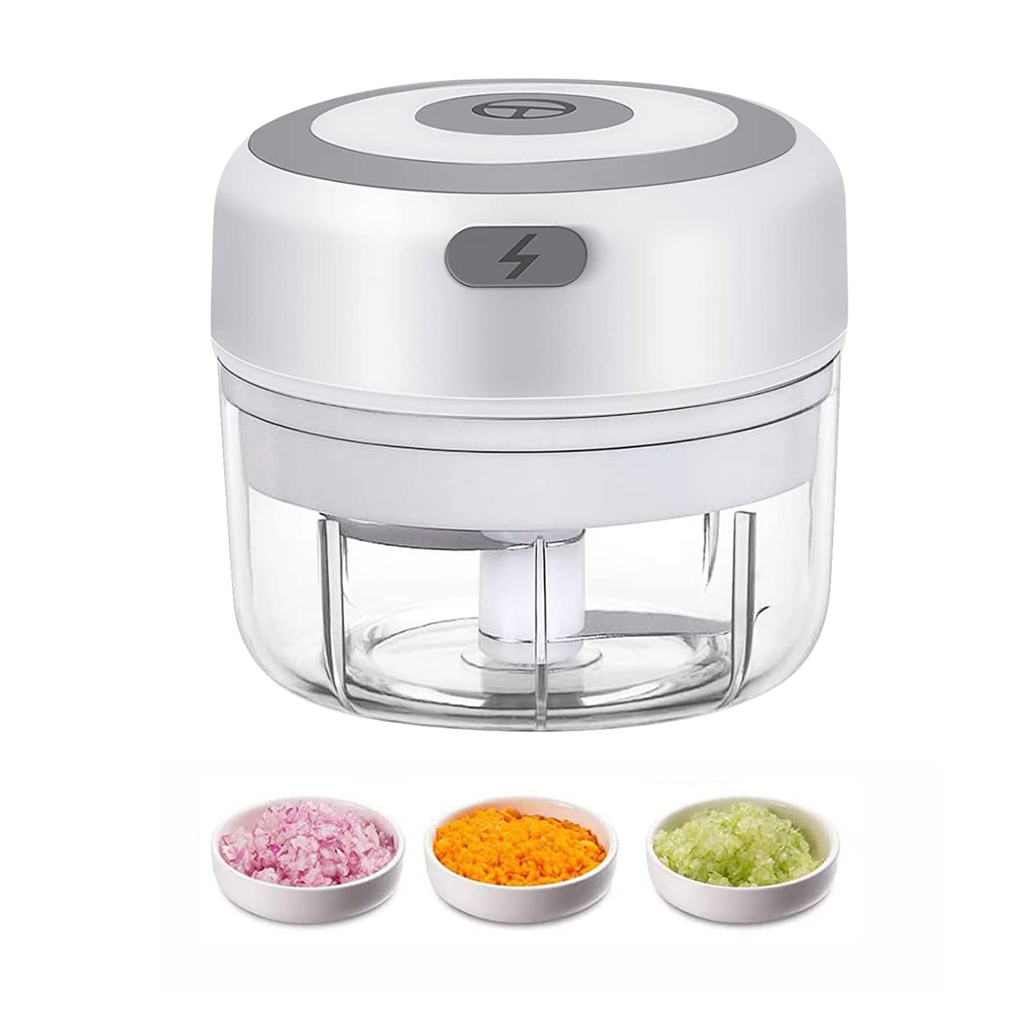 Mua Electric Mini Garlic Chopper, 100ML Food Chopper Garlic Mincer USB, Vegetable Chopper, Onion ...