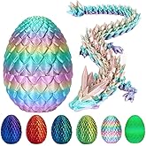 Amazon.com: 3D Printed Dragon Egg, Mystery Crystal Dragon Egg Fidget Toys Surprise, Articulated ...
