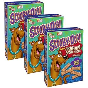 Amazon.com: (3 Pack) Scooby-Doo Baked Graham Cracker Sticks Cinnamon ...