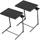 Amazon.com: Table-Mate II Plus TV Tray Table - Folding Couch Trays for ...