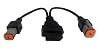 SuperOBD for 4pin+6pin 2 in 1 for Harley OBD CAN Bus Protocol 16 pin to ...