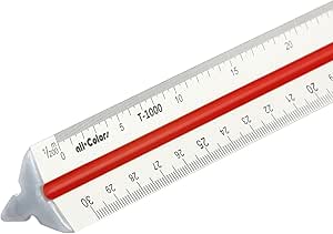 Amazon.com : Triangular Engineer Scale Ruler - Professional 30cm Metric ...
