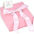 Amazon.com: VGOODALL Pink Gift Box, 8 x 8 x 3.5 Inches Gift Box with ...