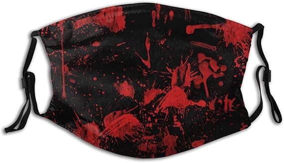 Amazon.com: Blood Face Mask, Palms Eyes Printed Masks Balaclava ...