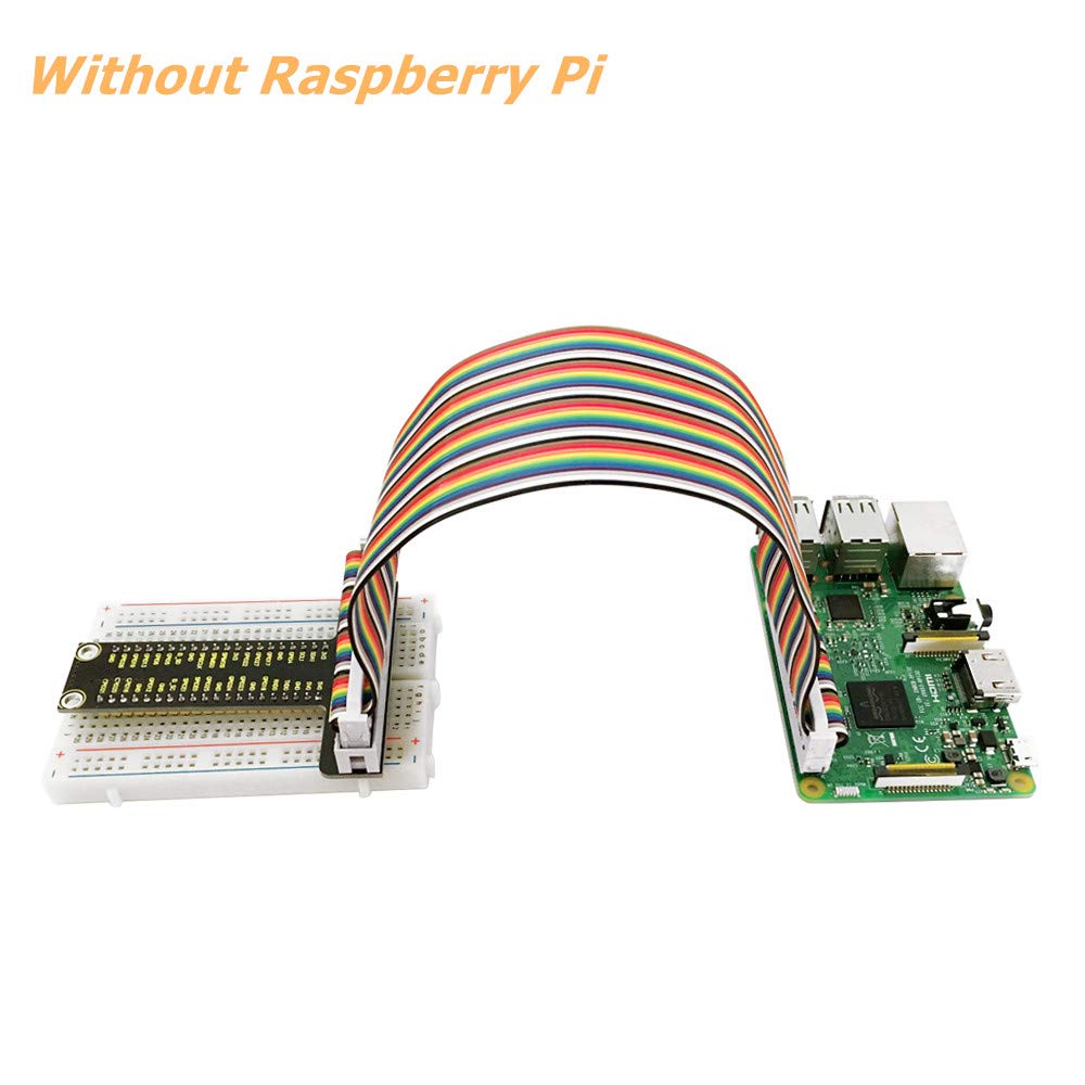 Mua KEYESTUDIO GPIO Breakout Kit for Raspberry Pi - Assembled Pi Breakout + Rainbow Ribbon Cable ...