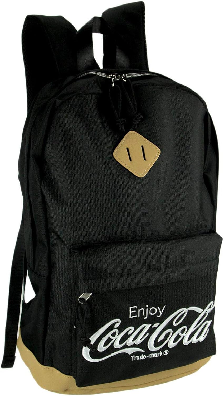 Coca-Cola Logo Black Canvas Backpack Sports & Outdoors Accessories ...