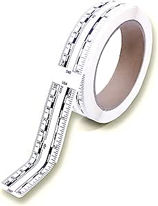 Ruler - Adhesive Backed Decal on a Roll - Fractional/Metric - 4 Inch ...