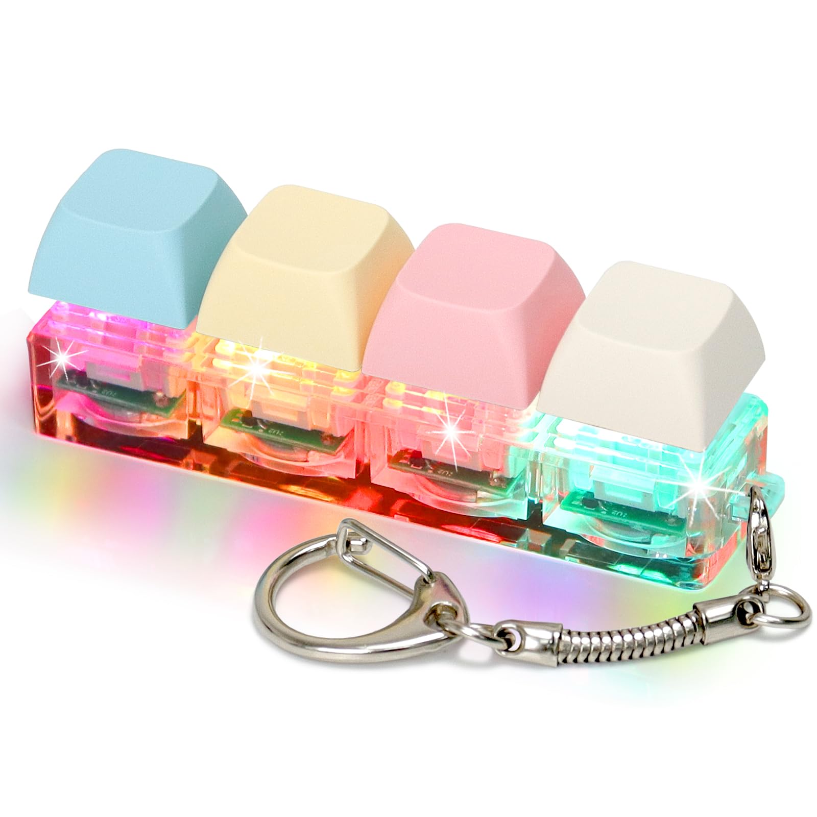 Keyboard Fidget Toys for Adults Keyboard Clicker with LED Light ...