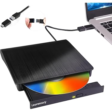 Reproductor De Cd Externo Para Portatil Disco Externo ORIGBELIE Lector