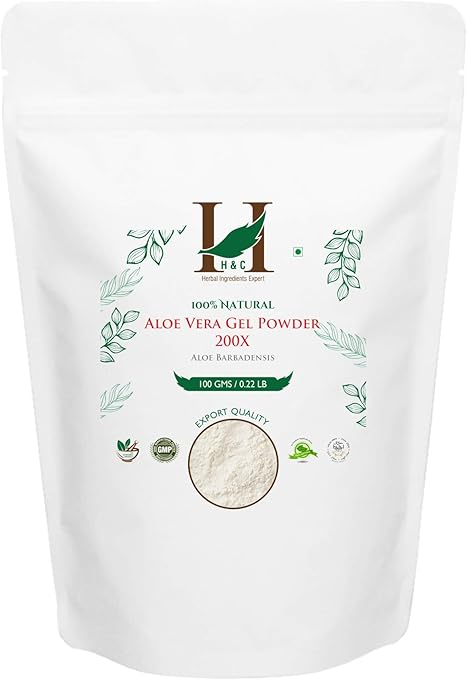 100% Pure Aloe Vera Gel Powder 200X - Highly Concentrated Spray Dried ...