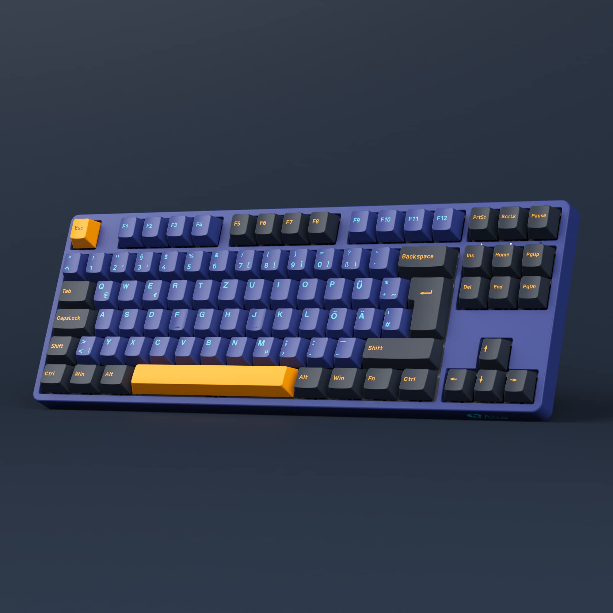 Mua Akko 5087B Plus RGB Mechanical Gaming Keyboard, ISO DE Layout, 3 Modes (BT5.0/2.4Ghz/Type C ...