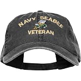 Amazon.com: Navy Seabee Vietnam Veteran Ballcap: Baseball Caps ...