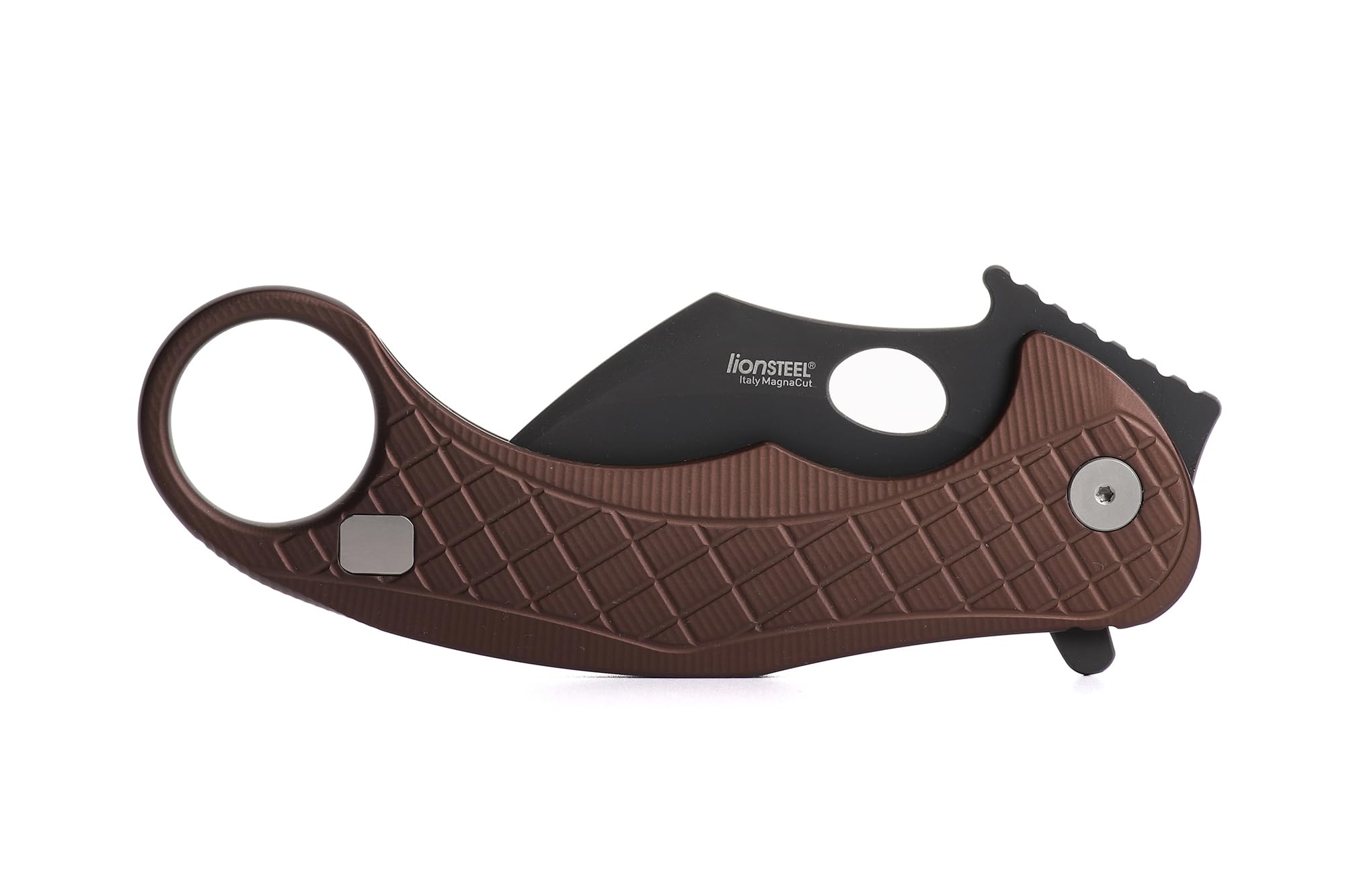 LionSTEEL LEONE Karambit Folding Knife with CPM-Magnacut Steel Blade ...