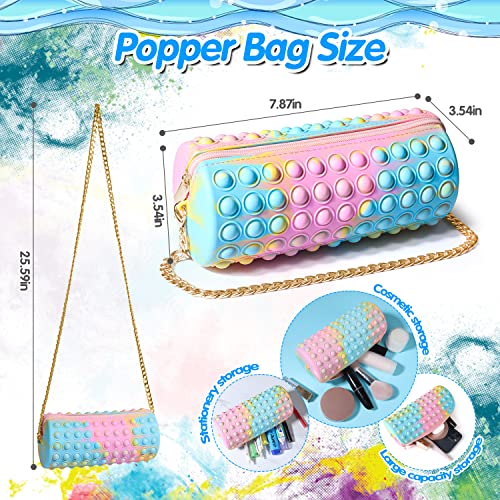 JIMMIDDA Pop Shoulder Bag, Pop it Purse 2 in 1 Push Pop it Bags for ...
