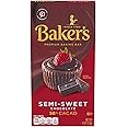 Amazon.com : Baker's, Semi Sweet Baking Chocolate Squares, 4oz Box ...