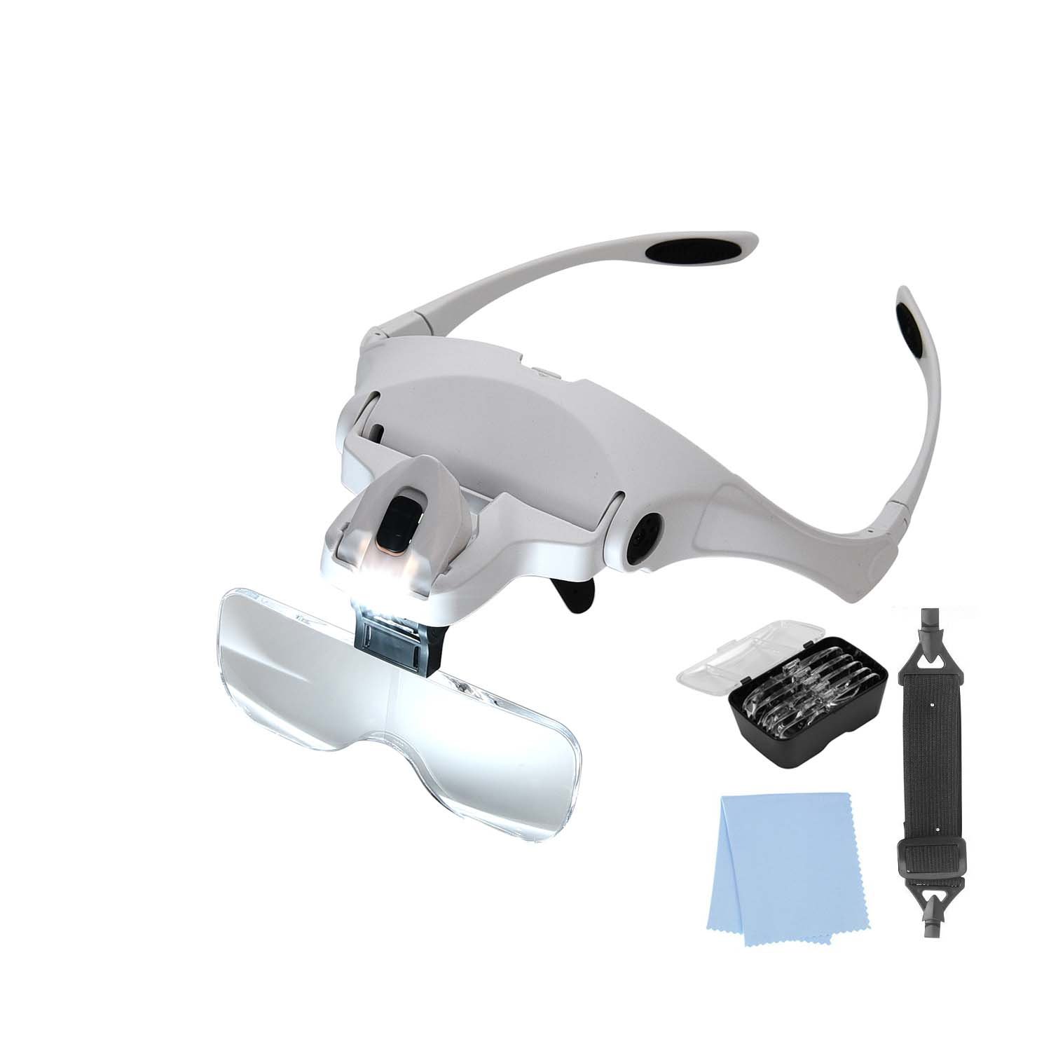 Headgear Light With Magnifying Glasses
