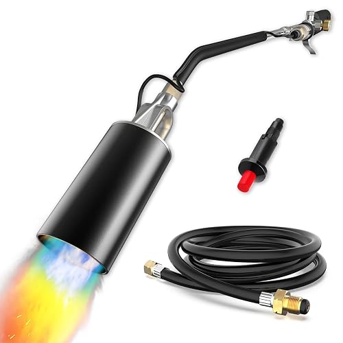 Propane Torch Weed Burner Torch, KOAKOMI Heavy Duty Weed Torch High ...