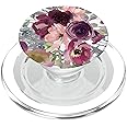 Amazon.com: Floral Purple And Pink Flowers Pretty Watercolor PopSockets ...