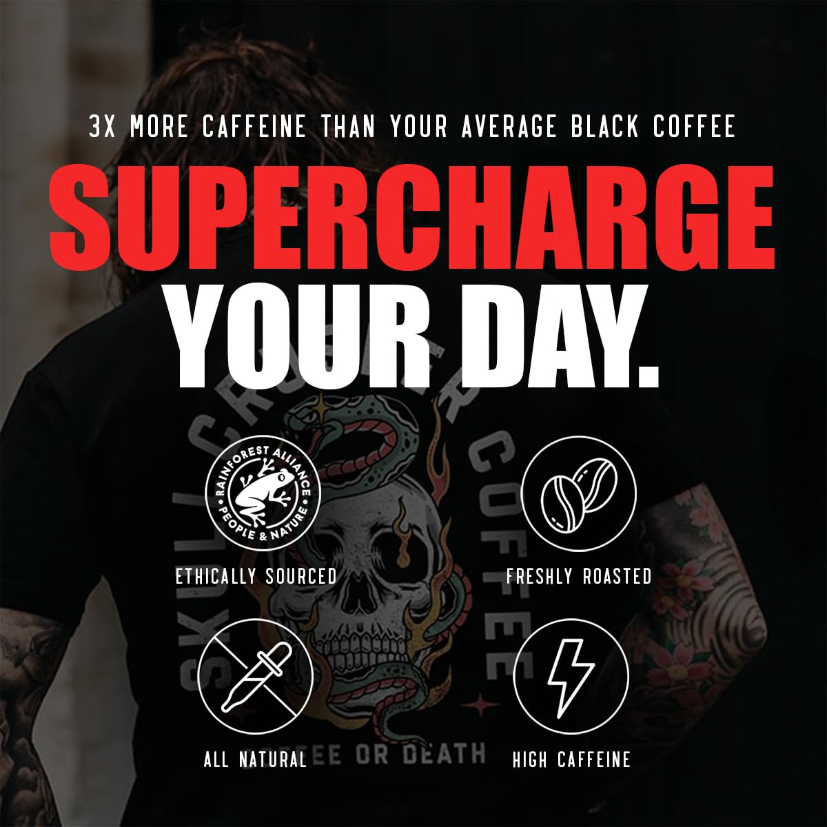 Mua Skull Crusher Coffee - World's Strongest High Caffeine Coffee ...