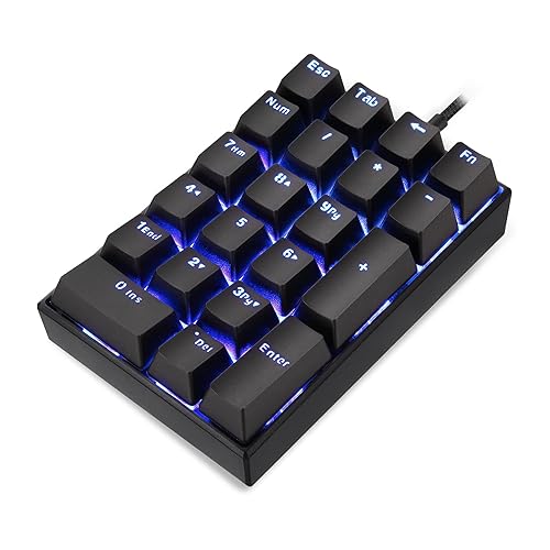 MOTOSPEED K23 Mechanical Numeric Keypad Red Switch Wired 21 Keys Mini ...