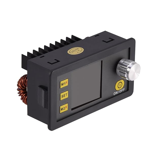 Serounder DC 6-55V to 0-50V 5A Step-Down Buck Converter with LCD ...