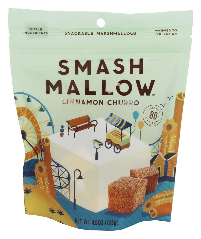 Amazon.com : Smash Mallow Snackable Marshmallows Mint Chocolate Chip 4. ...
