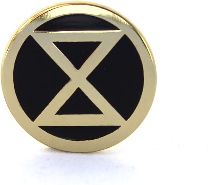 Slick Pins Extinction Rebellion Enamel Lapel Pin Badge | Climate Change ...