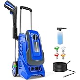 Amazon.com : Huanherad 4000 PSI Electric Pressure Washer 2024 Newest 2.8 GPM High Power Washer ...