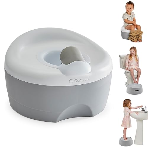 Contours Bravo 3 in 1 Toddler Potty Training Toilet, Trainer and Step ...