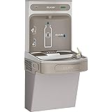 Elkay LZS8WSLP Filtered Enhanced EZH2O Bottle Filling Station with Single ADA Cooler, Light Gray ...