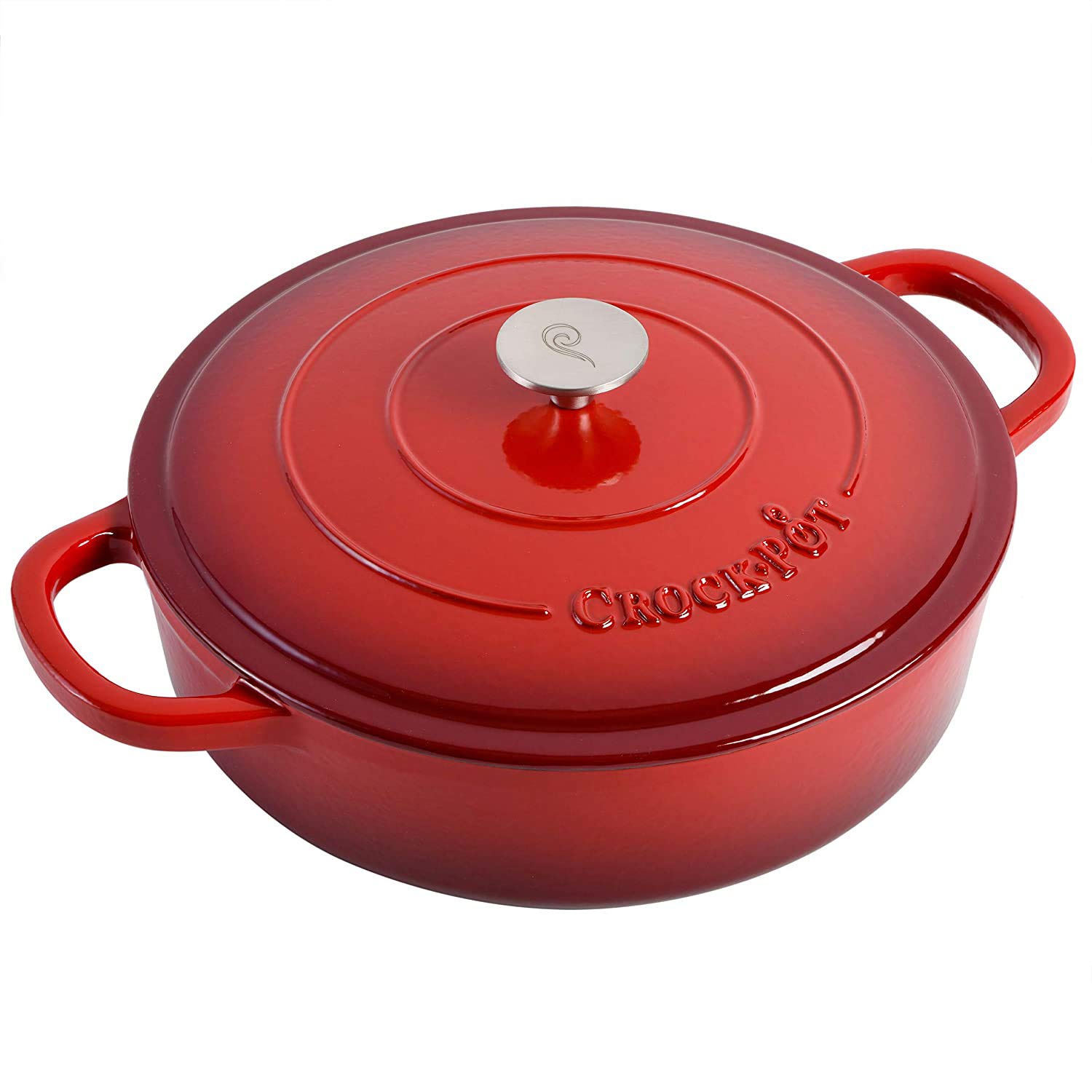 Crock-Pot Crock Pot Artisan Enameled Cast Iron Braiser W/Lid, 5 Quart ...