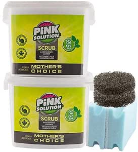 Pink Solution Scrub Hard Surface Cleaner 2-pack Bundle: Amazon.ca ...