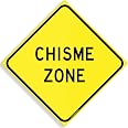 Chisme Zone Funny Mexican Spanish Humor - Letrero divertido de lata (12 ...