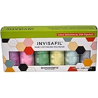 Amazon.com : WonderFil Specialty Threads Invisafil Thread Mini-Packs ...
