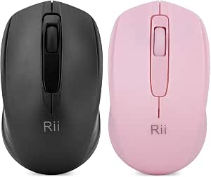 Amazon.com: Rii Wireless Mouse 1000DPI for PC, Laptop, Windows,Office ...