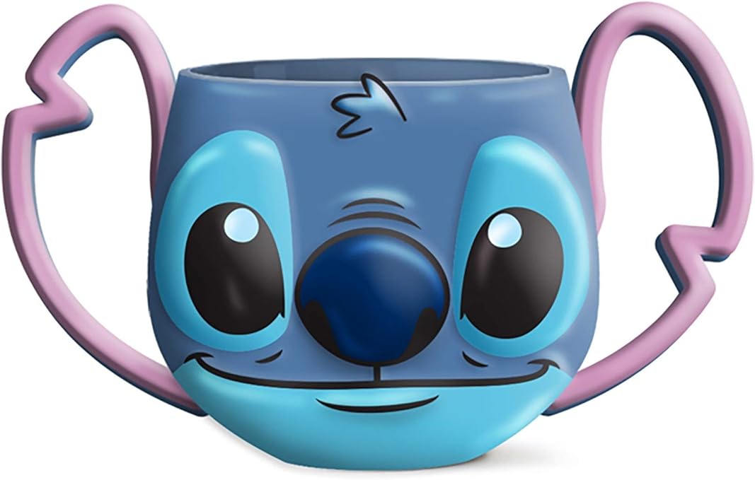 Lilo & Stitch Smiley Face 3D tazza in ceramica stampata caffè Disney ...