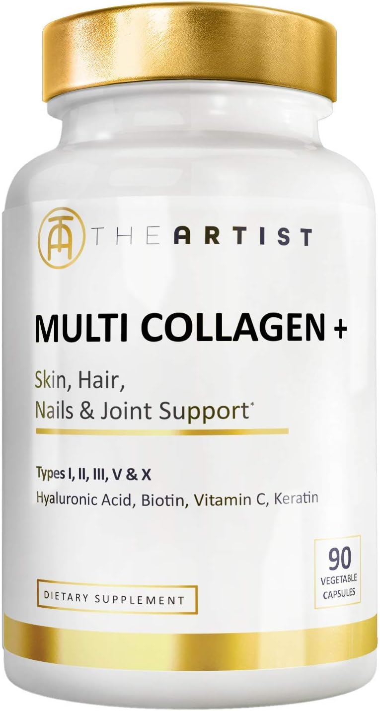 Amazon.com: Multi Collagen Capsules, 10,000mcg Biotin, Vitamins C, B ...