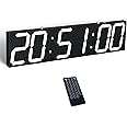 Amazon.com: CHKOSDA 27.6in Double Side Digital Wall Clock ...