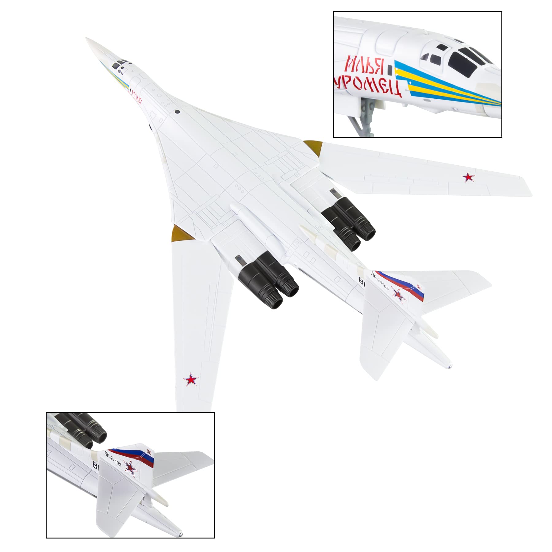 Mua Busyflies Fighter Jet Model 1:200 Scale Diecast Planes Model TU-160 ...