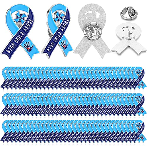 Giegxin 50 Pcs Child Abuse Prevention Awareness Pin Child Abuse ...