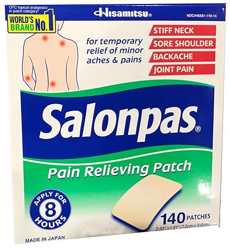 Salonpas Pain Relieving Patch, 140 Patches in Kuwait | Whizz Heat ...