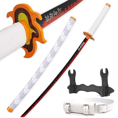 Cold Blade Carbon Steel Rengoku Sword, Real Metal Cosplay Anime Sword ...